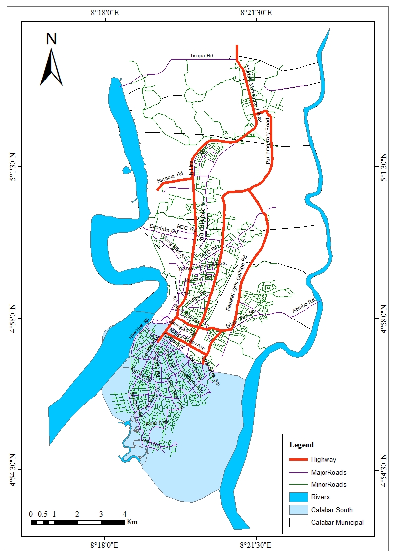 Calabar Road Map | Spatialnode